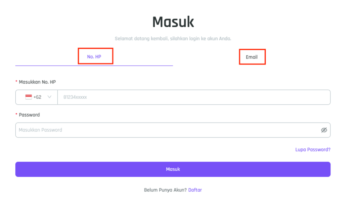Login Akun Mitra - Pusat Bantuan VCGamers