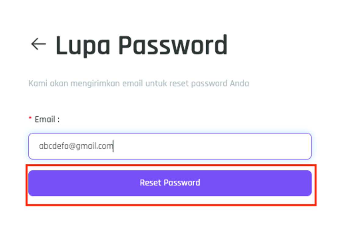 Lupa Password Mitra - Pusat Bantuan VCGamers