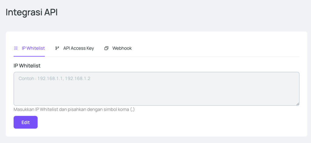 Integrasi API - Pusat Bantuan VCGamers