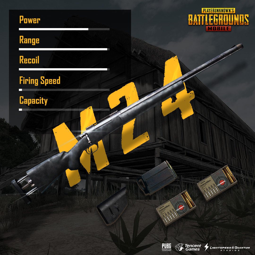 Apart from AWM, the M24 weapon is also the mainstay of the players in PUBG!