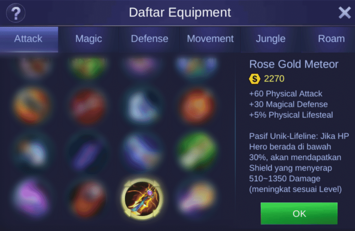 Use Rose Gold Meteor If You're Overwhelmed Against Enemy Mage!