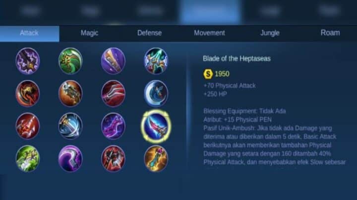 Must Know! Build Lancelot Mobile Legends Season 20!