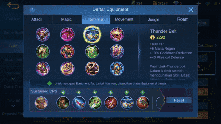 Thunder Belt, a Tank Item that Marksman Often Uses!