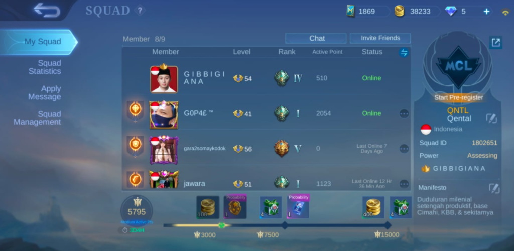 Create an MLBB Squad in Season 22, Now It's Easier!
