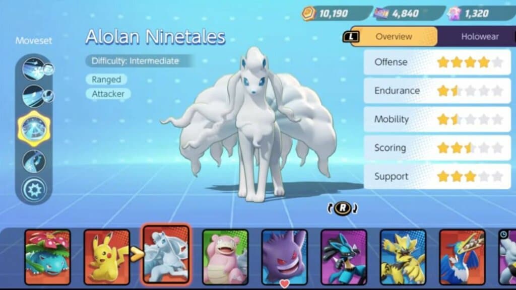 This is the Pro Player Alolan Ninetales Pokemon Unite Build!
