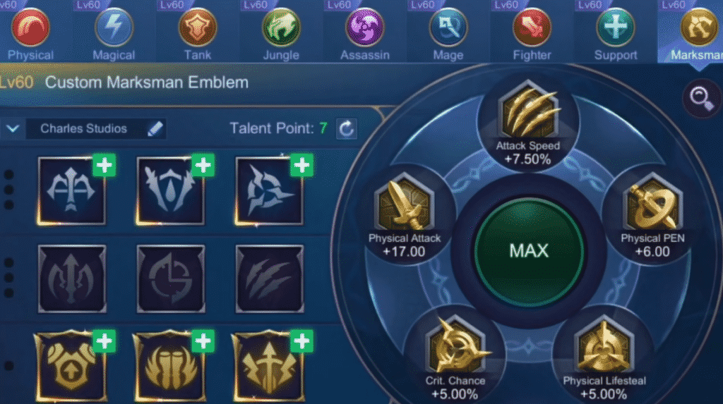Emblem Mobile Legends Terbaik