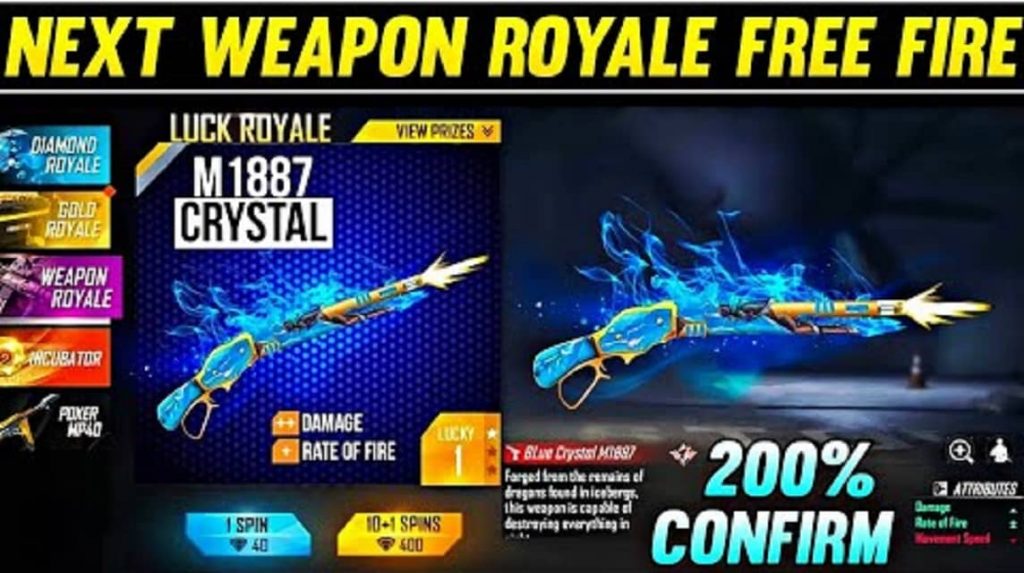 Free Fire New Weapon Royale: How to Get Skin Sniper Ice Bones Treatment