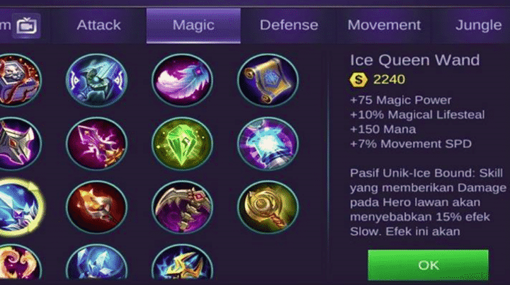5 Johnson Mage Build Items in Mobile Legends