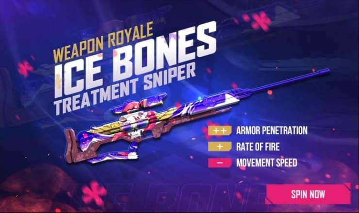 Free Fire New Weapon Royale: Cara Mendapatkan Skin Sniper Ice Bones ...