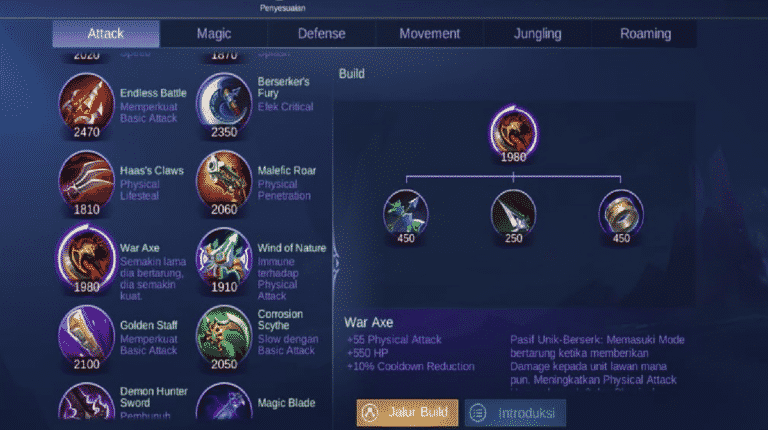 5 Item Build Benedetta Tersakit di Season 25 Mobile Legends