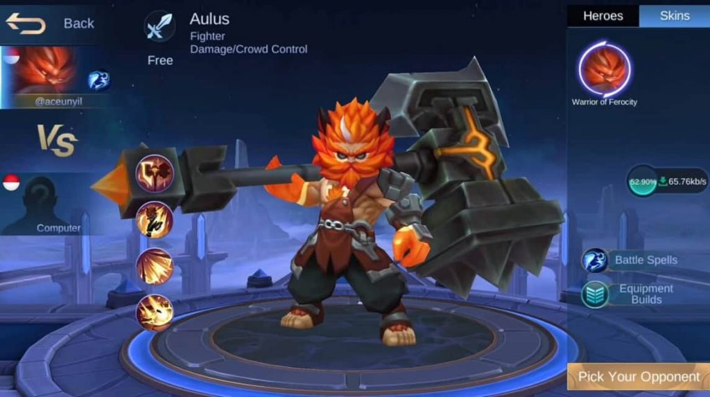 The Painful Build of Aulus in Mobile Legends, Show His Fierce!
