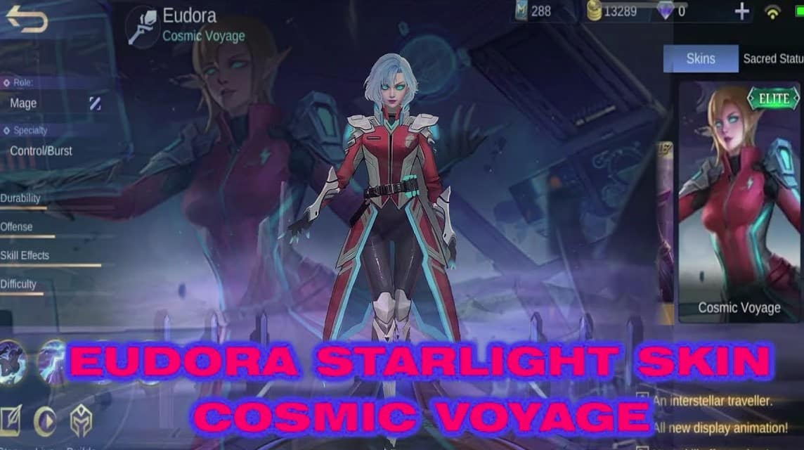 Cara Mendapatkan Skin Eudora Cosmic Voyage MLBB