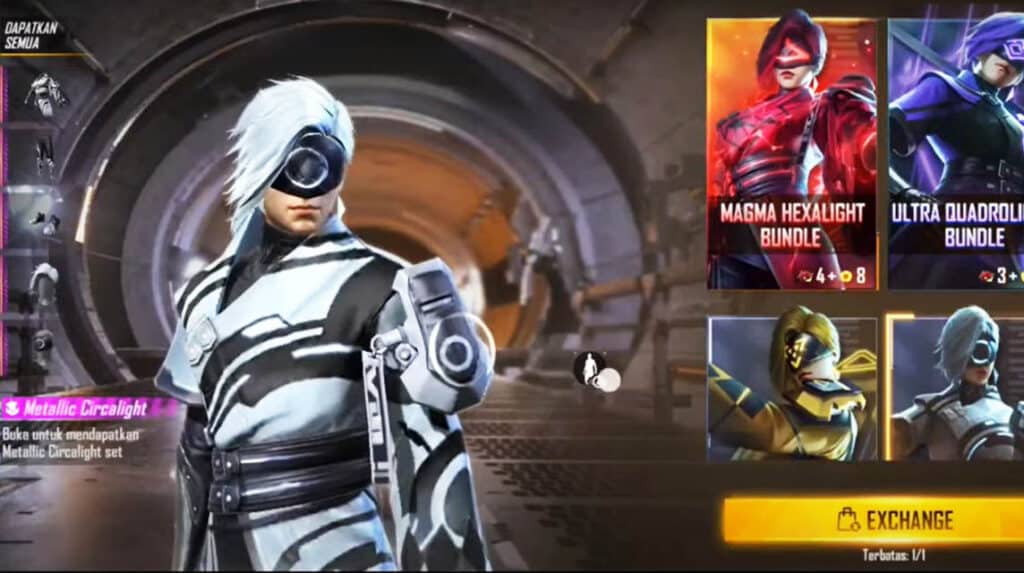 Various Free Fire (FF) Cool Bundles, Which One Do You Have?