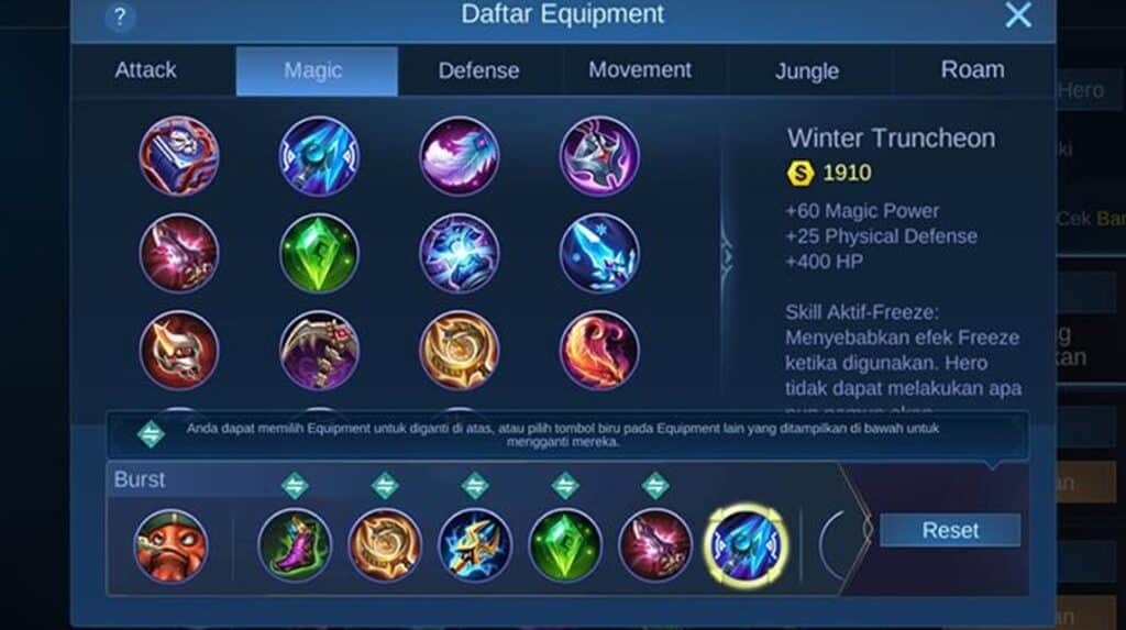 Recommended Counter Aamon Items in Mobile Legends 2022