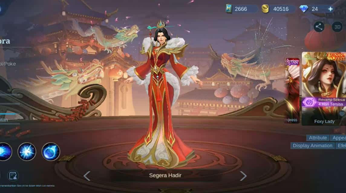 Aurora Foxy Lady Revamp Fires Up With New Animation!