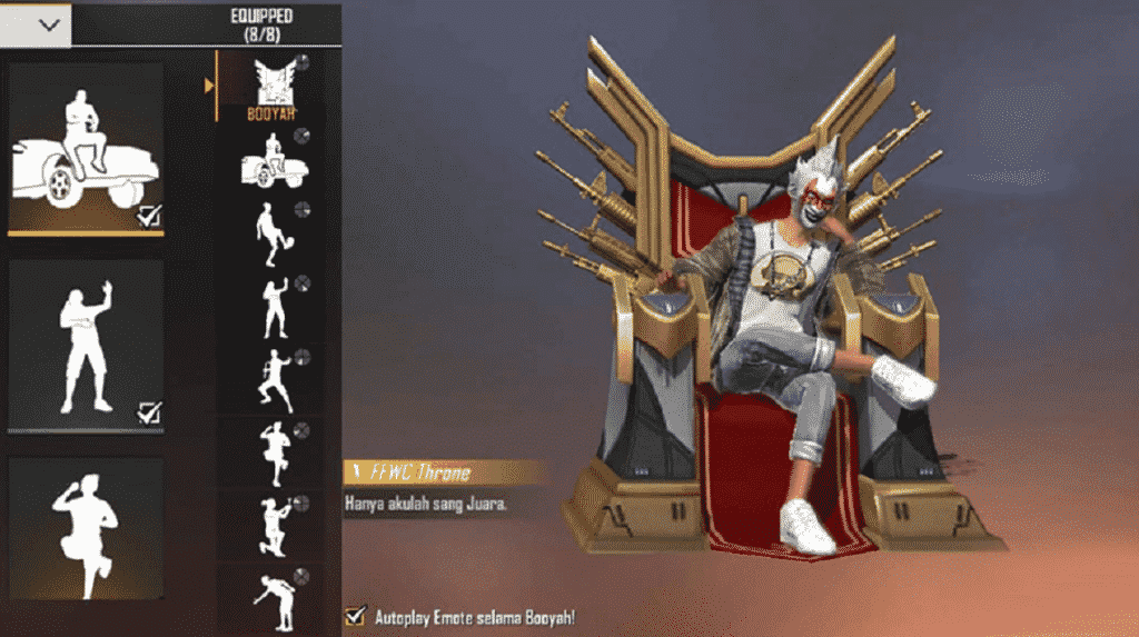 5 Emoji FF Legendaris Terbaik Edisi Juni 2022