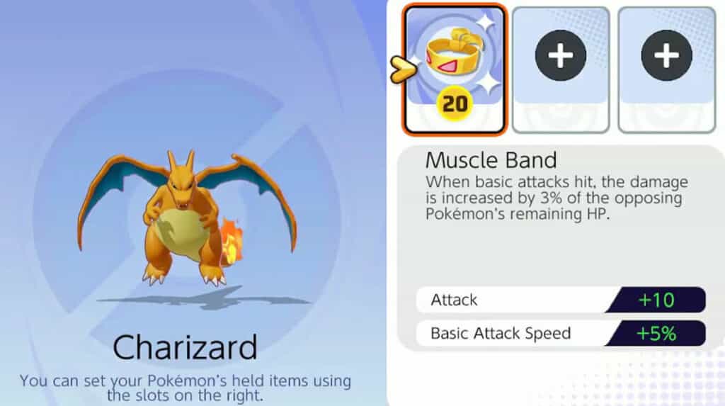 Muscle Band Pokemon Unite, Perkuat Physical Attacker Pokemonmu!