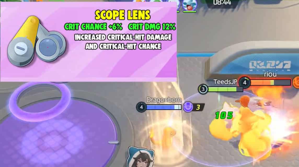 Pokemon Unite Scope Lens, The GG's Critical Damage Booster