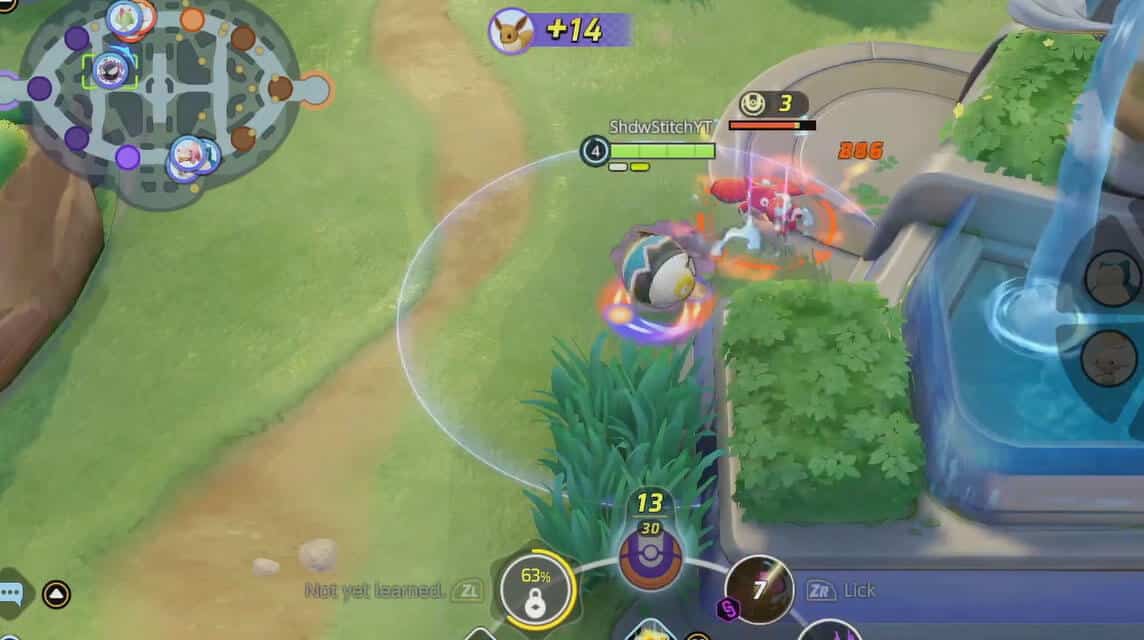 Shell Pokemon Unite Bell，适用于 Pokemon Sp。攻击者！