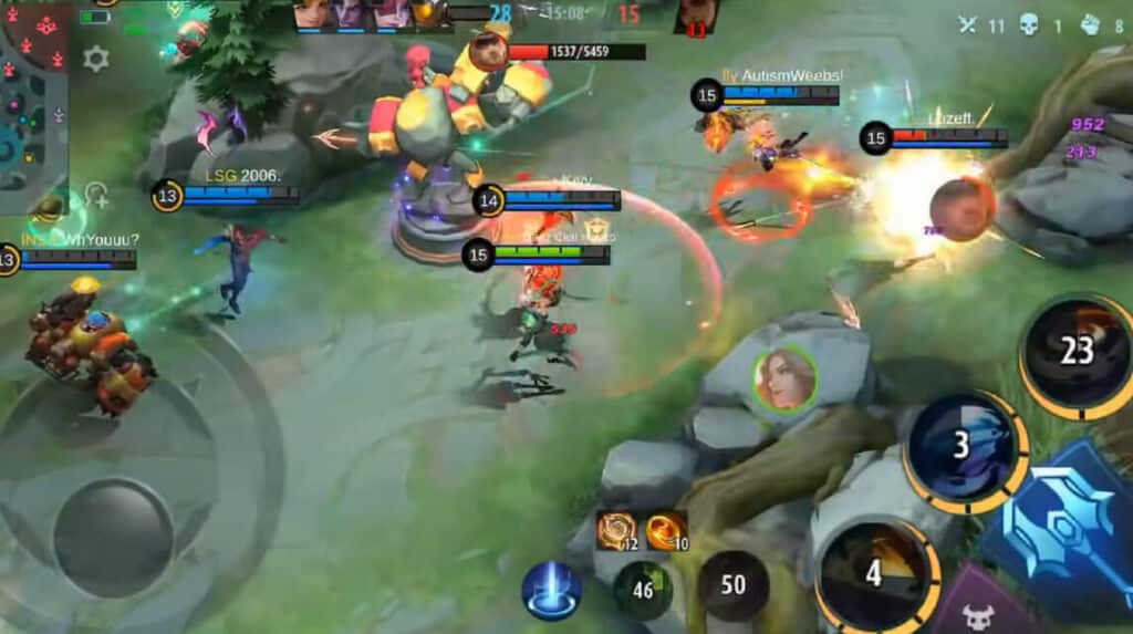 Vale Mobile Legends，比赛中的 6 个正面和负面