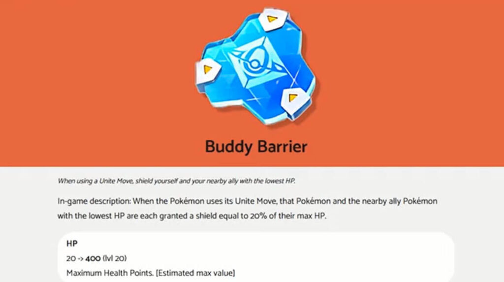 Buddy Barrier Pokemon Unite, The Best Shield Producing Item Right Now!