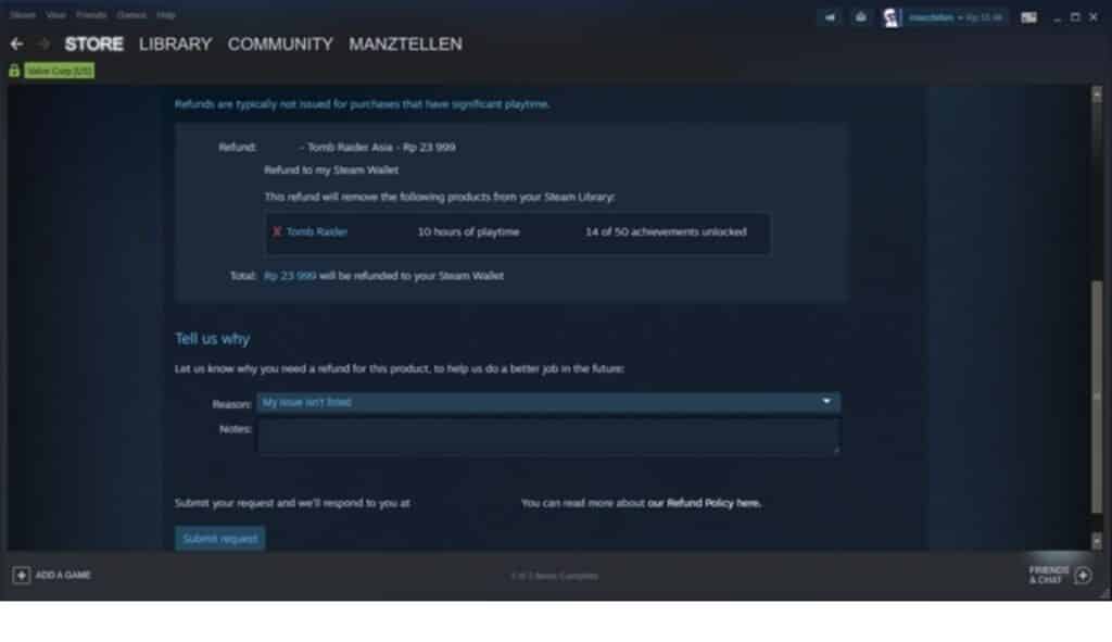 Peek! 3 Easy Steps How to Refund Steam Games