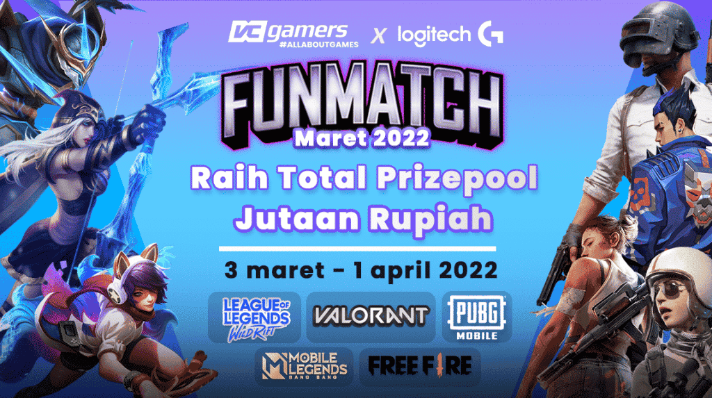 Register Immediately! Here's the VCGamers Fun Match X Logitech G ...