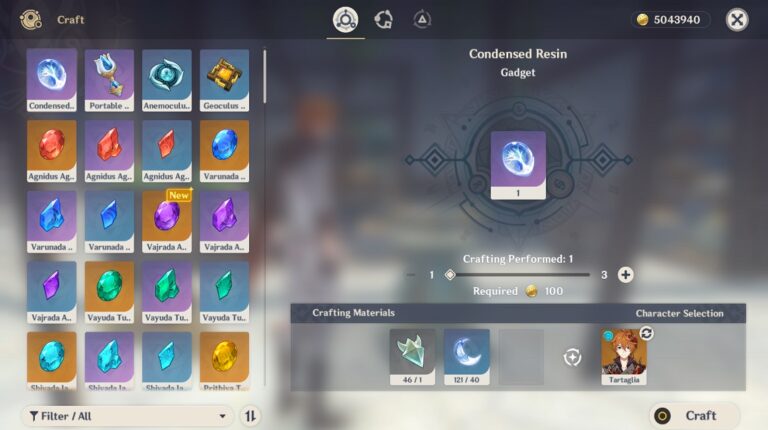 Genshin Impact Resin Guide and Careful Ways to Use it