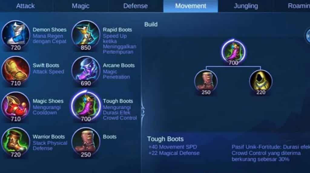 Recommended Build Mathilda MLBB July 2022