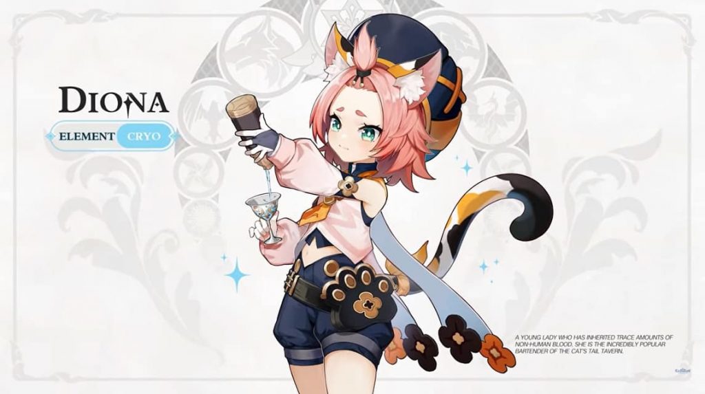 Healer Shielder In One Character?! Build Your Diona Genshin Impact!