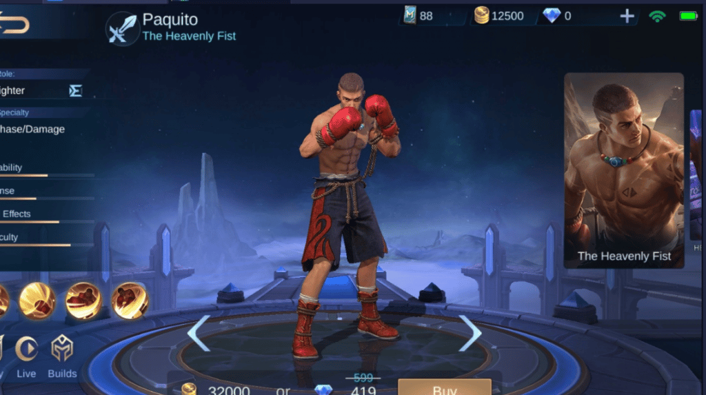 Collection of Paquito Skins, a Reliable Mobile Legends Fighter!