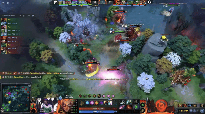 Thunder Awaken (TA) Menang 2-0 Atas Evil Geniuses (EG) di TI 11