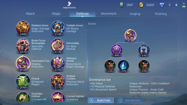 Build Support Tersakit Floryn MLBB untuk Desember 2022