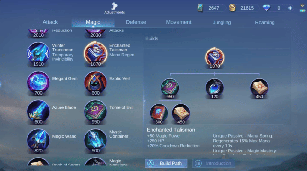 Build Support Tersakit Floryn MLBB untuk Desember 2022