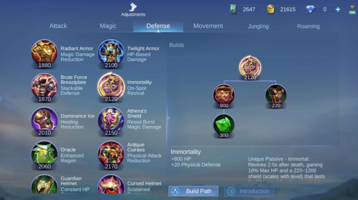 Build Support Tersakit Floryn MLBB untuk Desember 2022