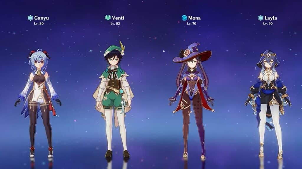 Build Layla Genshin Impact: Skill, Artefak, Weapon, Team Comps