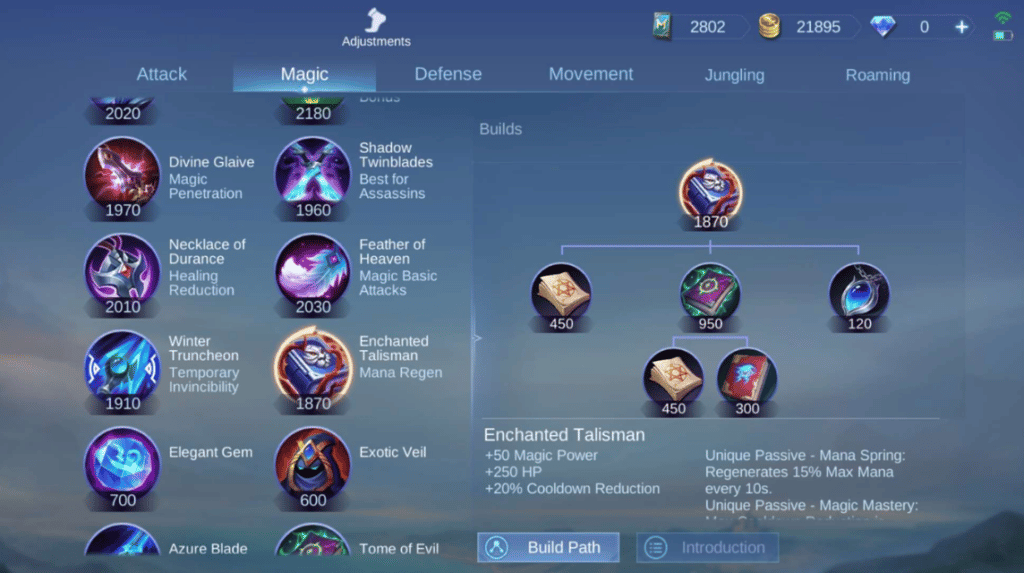 Rekomendasi Build Xavier EXP Lane Season 26