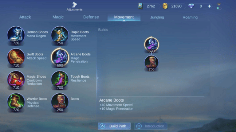 Recommended Item Build Joy EXP Mobile Legends