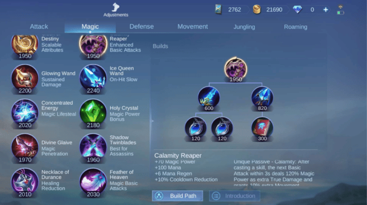 Recommended Item Build Joy EXP Mobile Legends