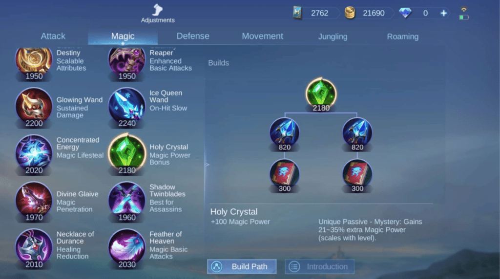 Rekomendasi Item Build Joy EXP Mobile Legends
