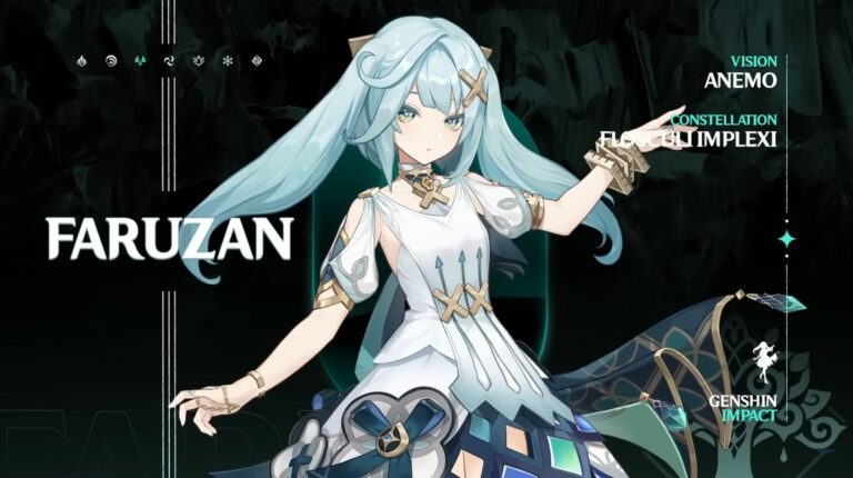 Build Faruzan Genshin Impact: Skill, Artefak, Team Comps