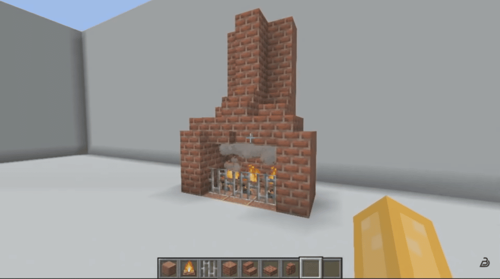 How to Make a Minecraft Fireplace, So Cool!
