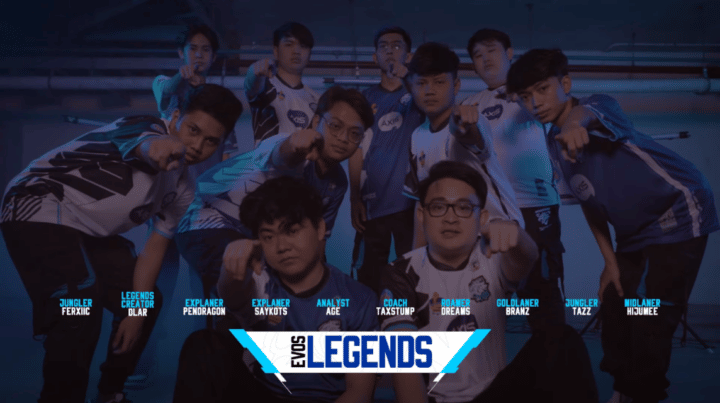 List of EVOS Legends Roster in MPL Indonesia Season 11
