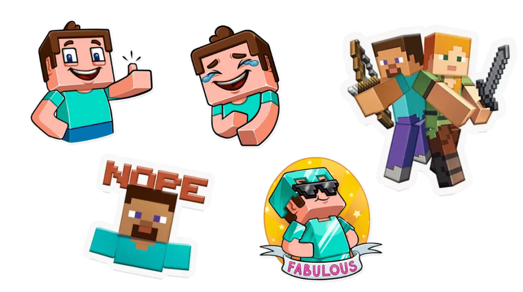 Best Collection of Minecraft Stickers with High Quality