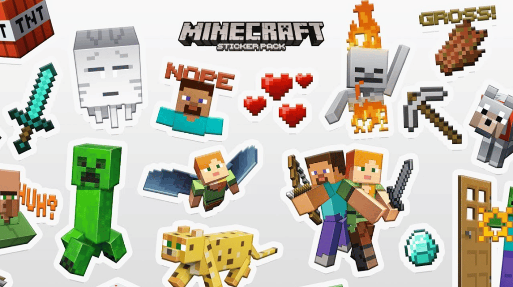 Best Collection of Minecraft Stickers with High Quality