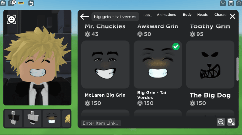 Best Roblox Faces List in Avatar Shop 2023