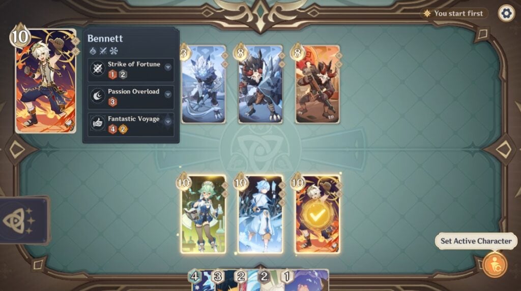 Genius Invokation TCG, Main Kartu Ala Genshin Impact!