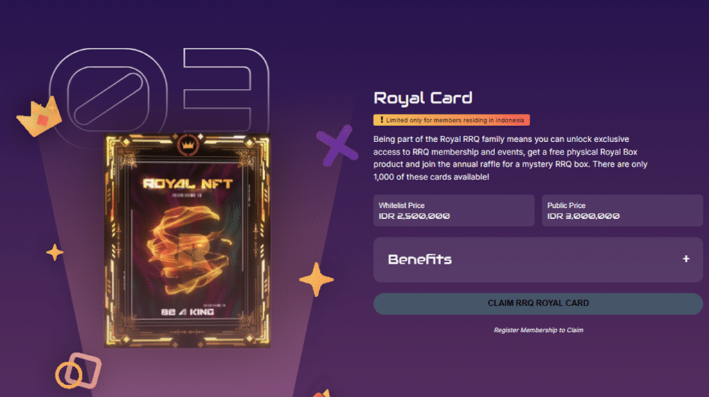 Explore Web3! RRQ Introduces NFT Membership Program