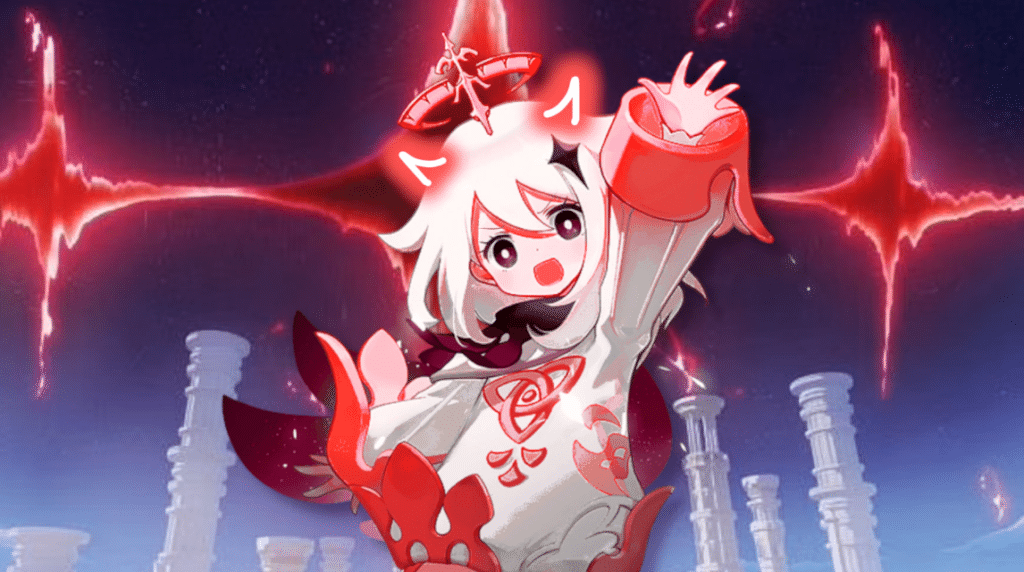 4 Paimon Genshin Impact Versi Horror