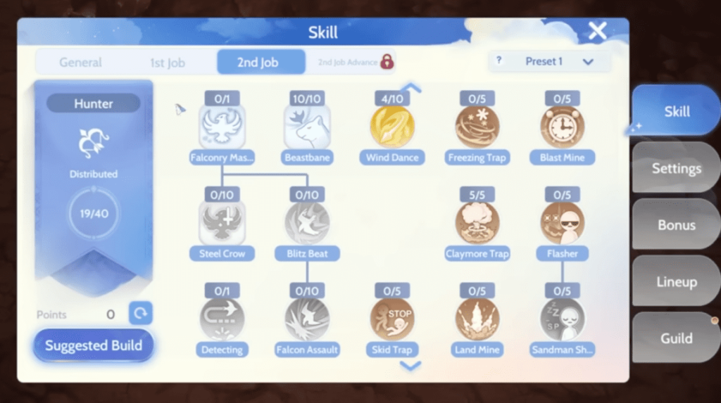 Best Hunter Skill Build Recommendations in Ragnarok Origin